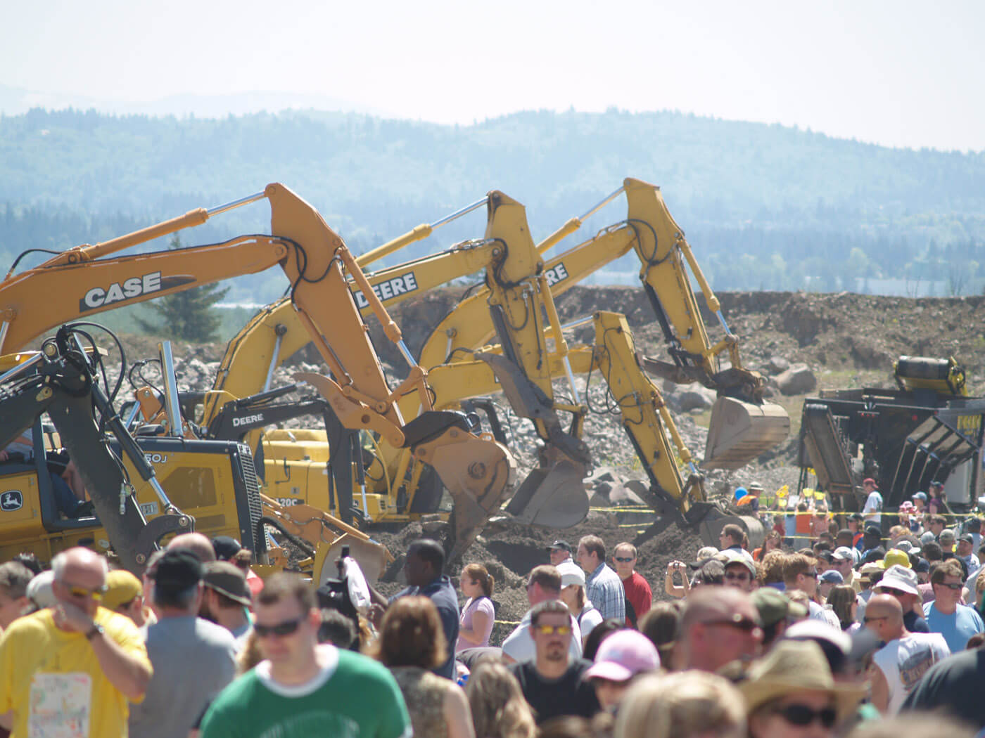 Dozer Day Happiness: 3 Boys Having a Blast