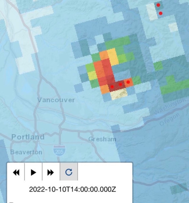 Nakia Creek Fire on Larch Mountain Grows to 150 Acres - Lacamas Magazine