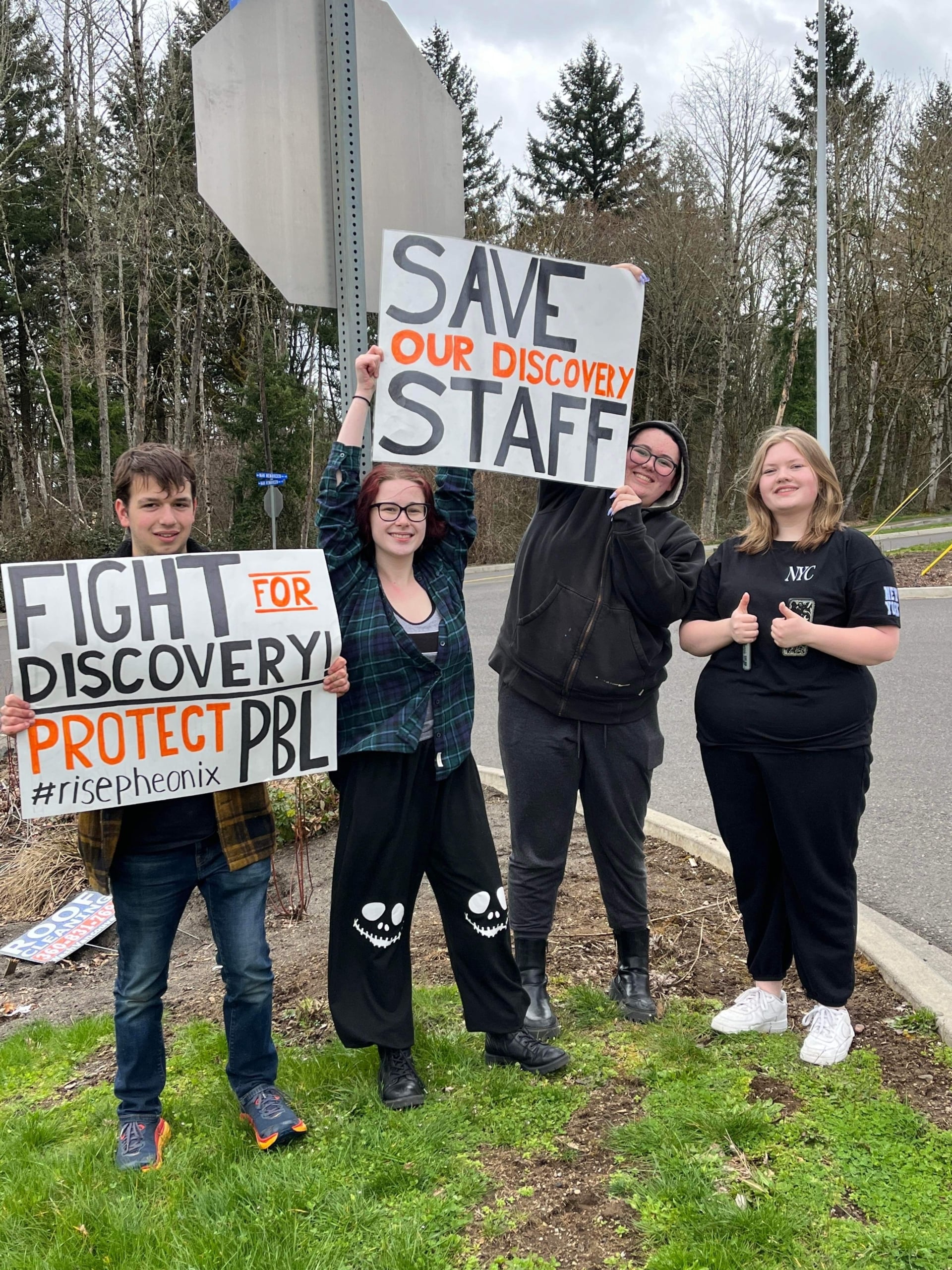 Discovery, Odyssey Students Walk Out in Protest of CSD Staff Cuts ...
