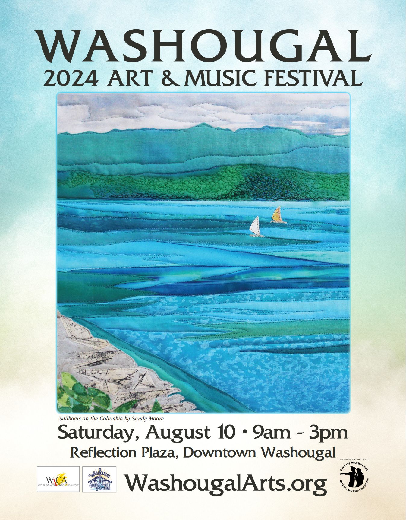 Sandy Moore's 'Sail Boats' Chosen as 2024 Washougal Art Festival Poster ...